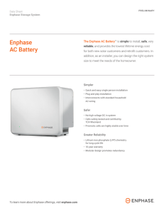 Enphase M250 Microinverter Datasheet: Specs & Features