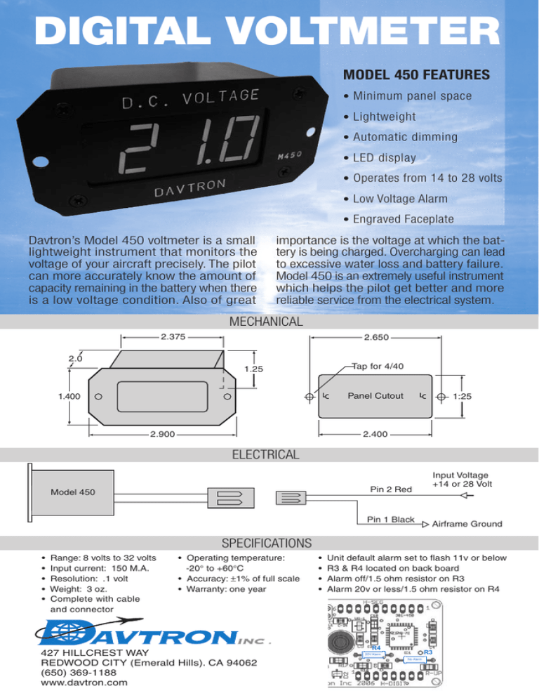 digital voltmeter