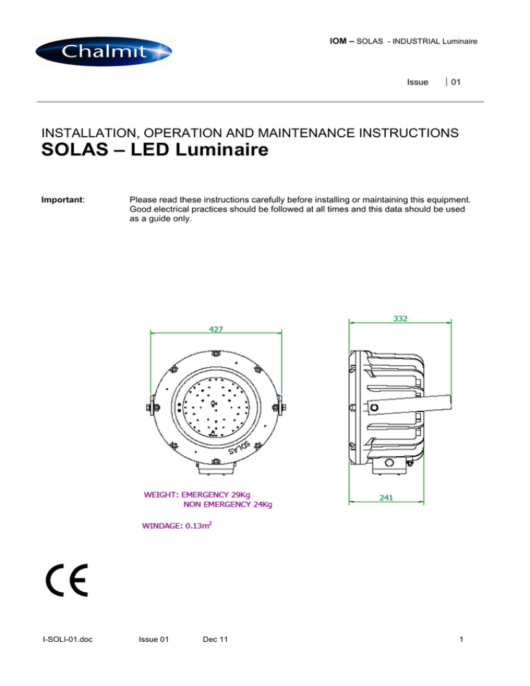 SOLAS – LED Luminaire