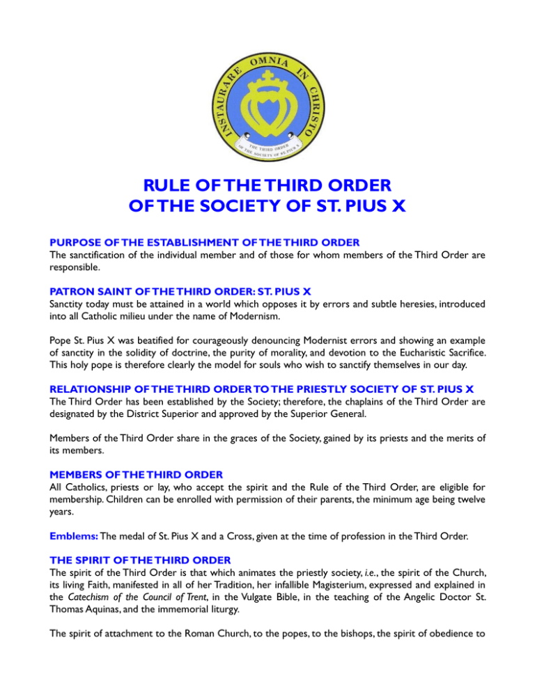 the rule of the third order