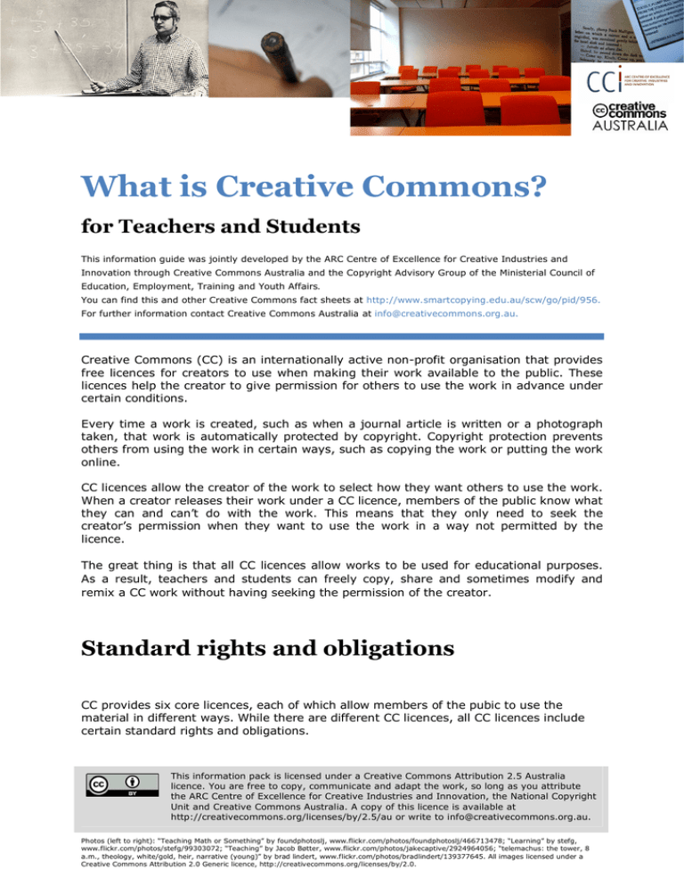 What is Creative Commons? - Creative Commons Australia