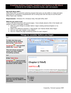 Bluebeam Revu: Adding Headers and Footers Tutorial