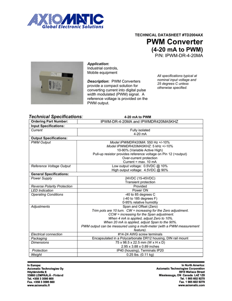 PWM Converter