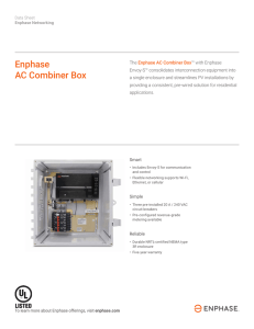 Enphase M250 Microinverter Datasheet: Specs & Features
