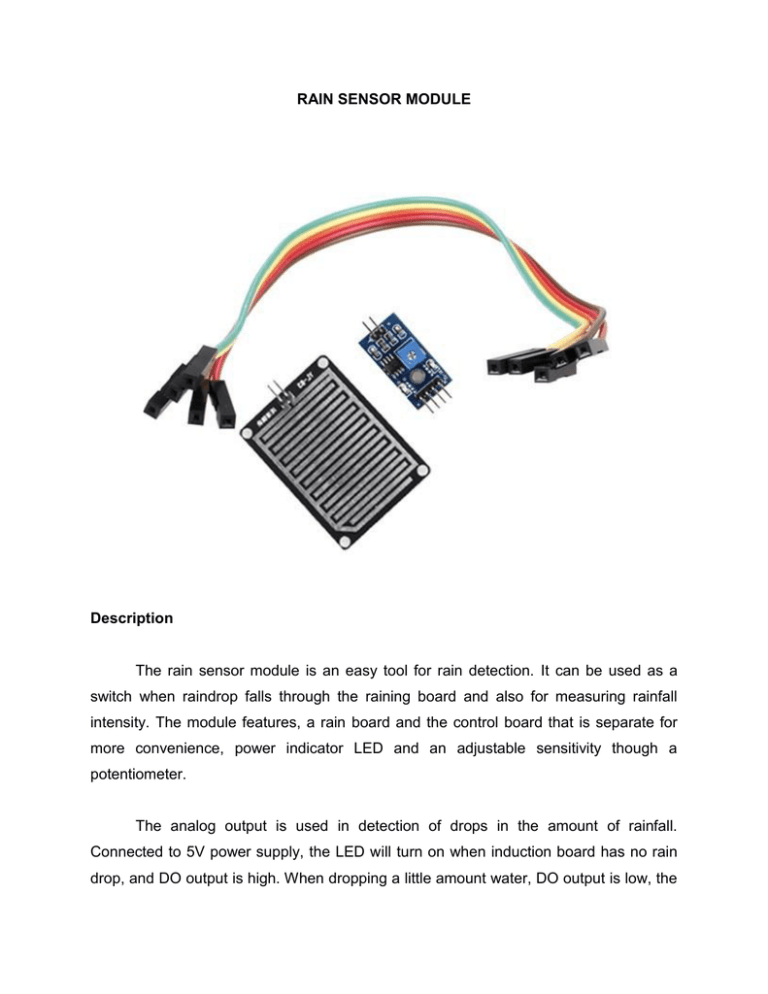 Rain Sensor Module