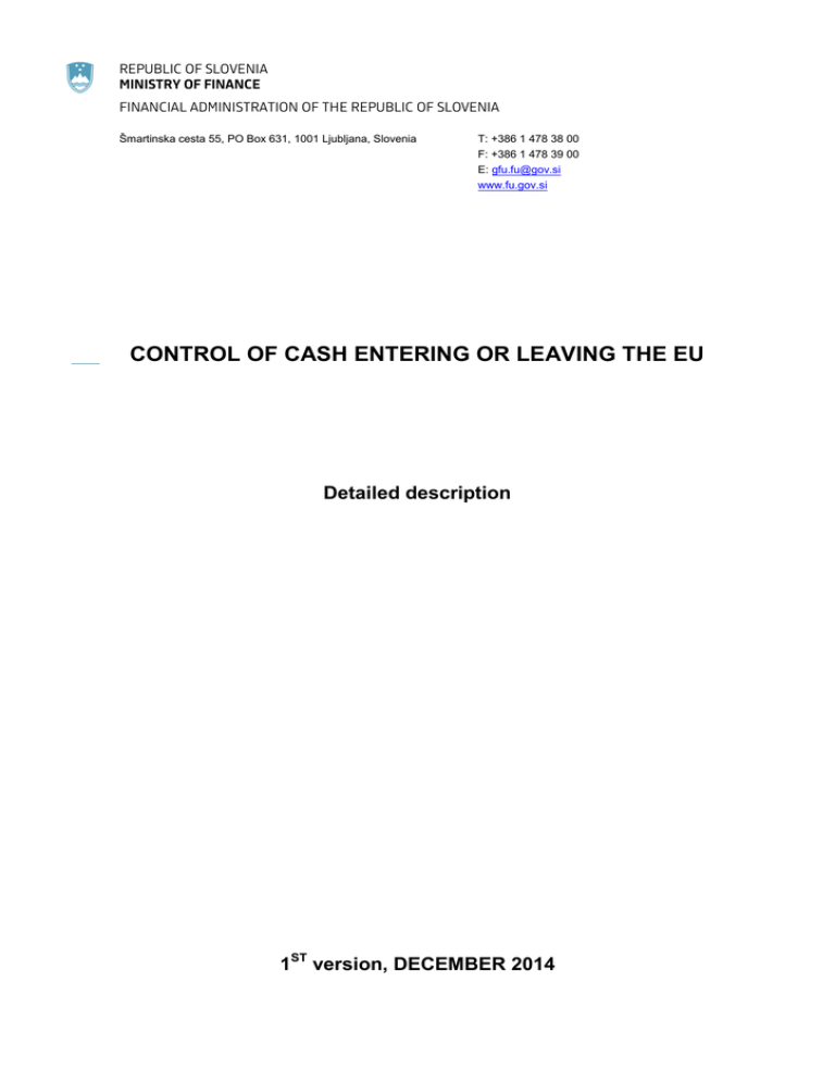 CONTROL OF CASH ENTERING OR LEAVING THE EU control-of-cash-entering-or-leaving-the-eu