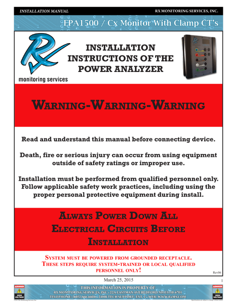 wARNING-WARNING-wARNING - Rx Monitoring Services, Inc.