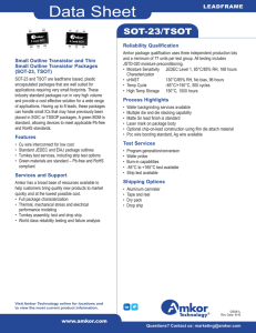 Amkor CABGA/fBGA & Stacked CSP Laminate Data Sheet