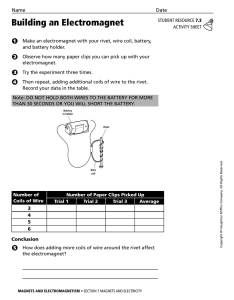 Electromagnet Strength Experiment: Instructions & Analysis