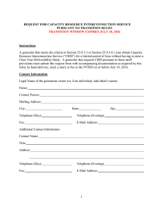 Tier 3 Standard Interconnection Agreement