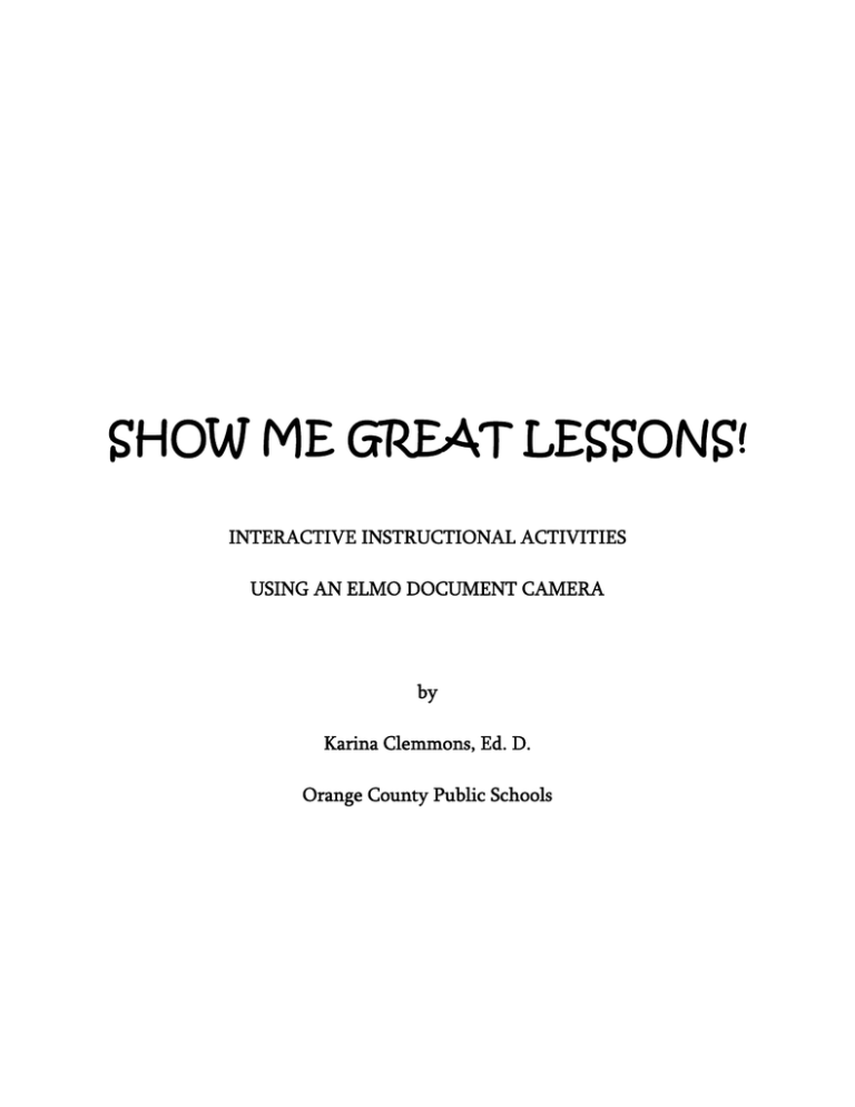SHOW ME GREAT LESSONS!