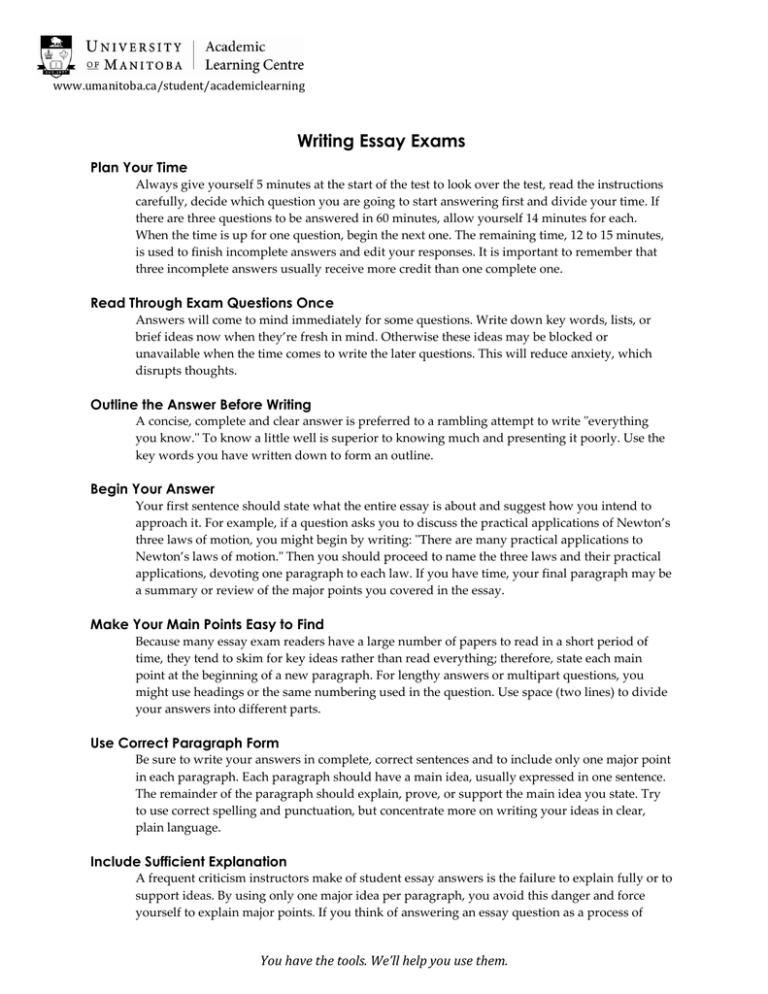 Essay Exam Writing Guide: Tips & Strategies