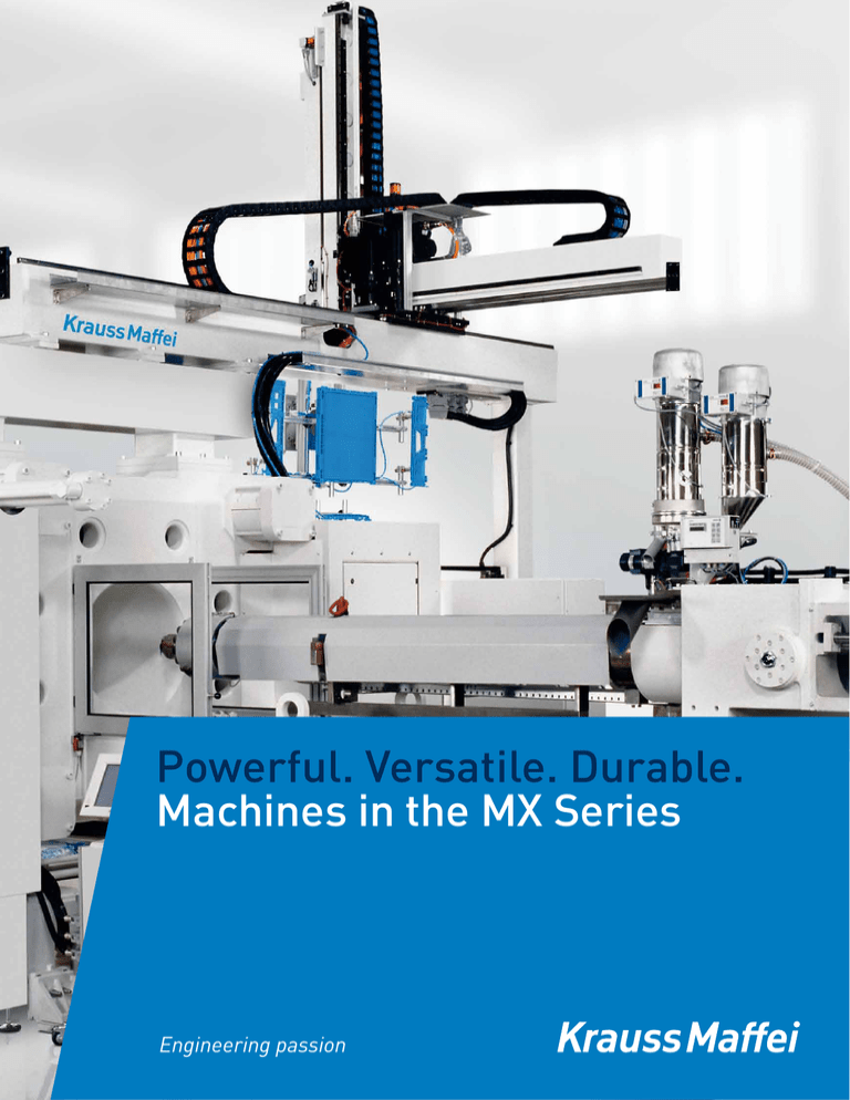 Powerful. Versatile. Durable. Machines in the MX Series