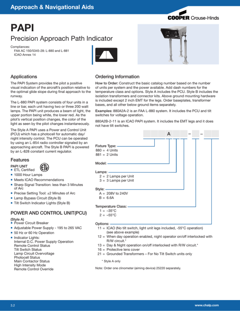 PAPI System: Precision Approach Path Indicator - Product Details