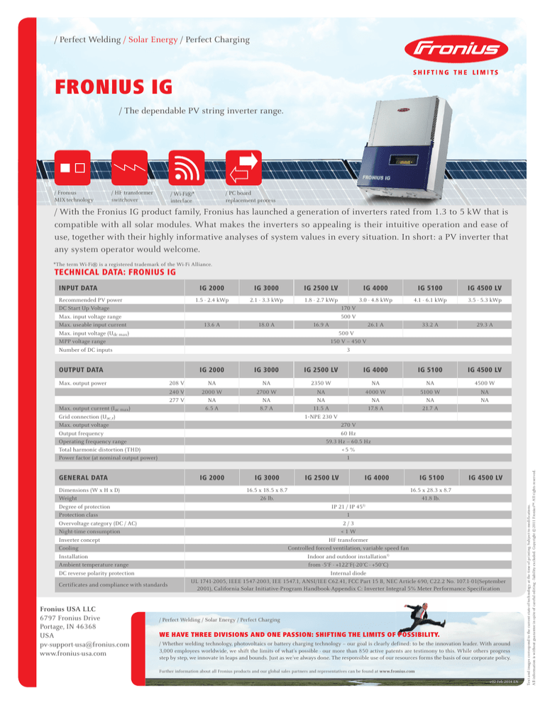 FRONIUS IG