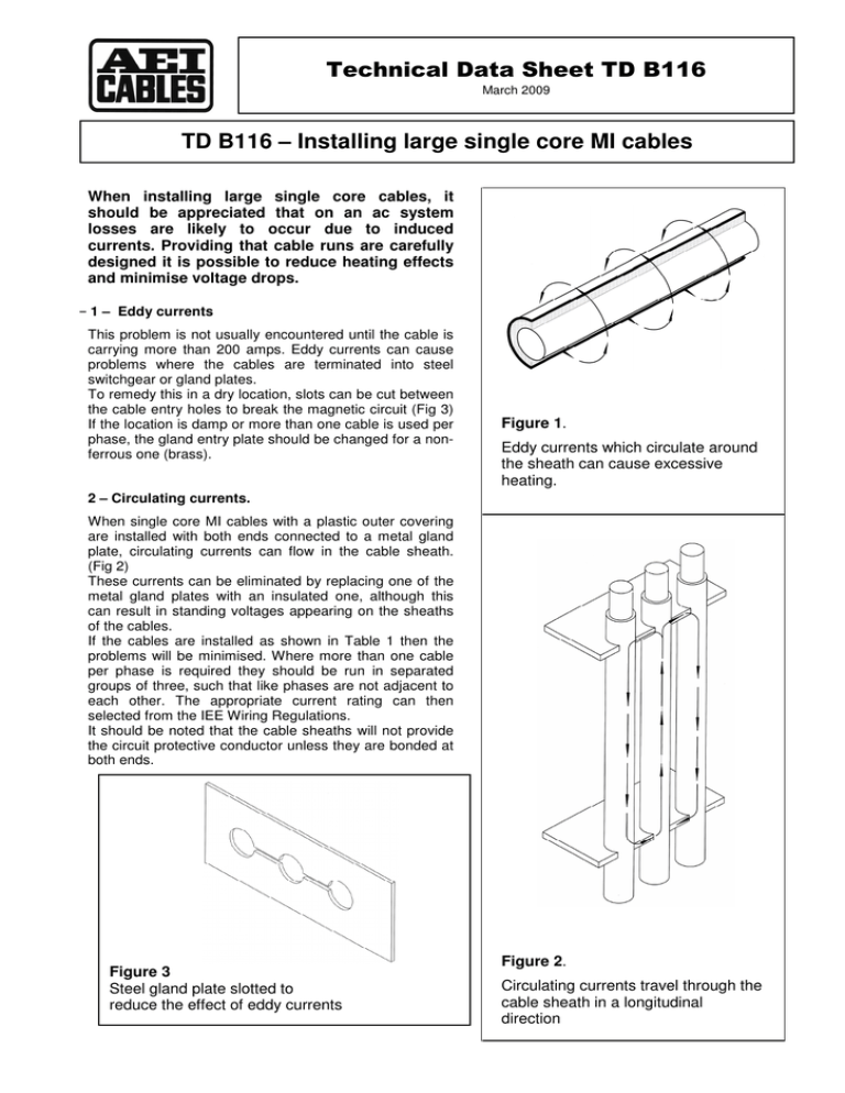 MI Cable Installation: Reducing Eddy & Circulating Currents