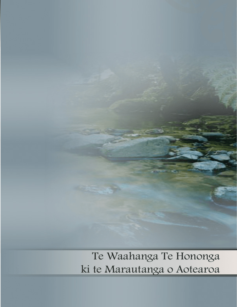 Te Waahanga Te Hononga ki te Marautanga o Aotearoa