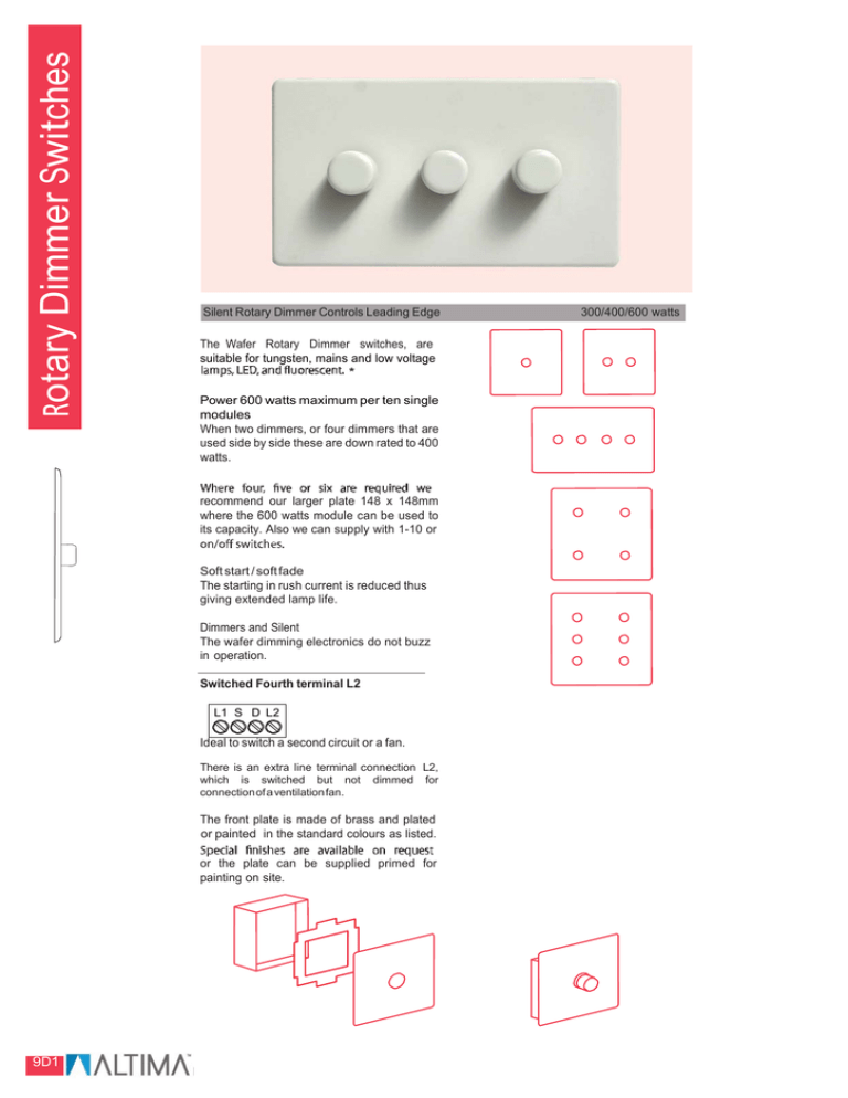 Rotary Dimmer Switches
