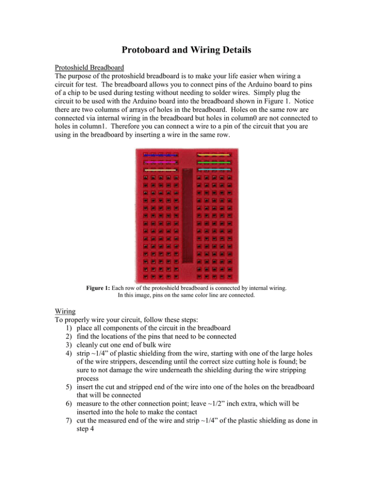 Protoboard and Wiring Details