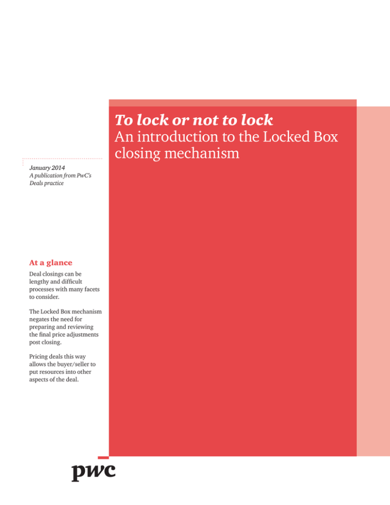 To Lock Or Not To Lock to-lock-or-not-to-lock