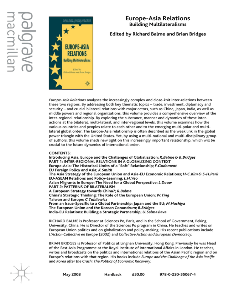 Europe-Asia Relations