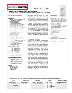 WSD PDT 2P MLO - Bees Lighting