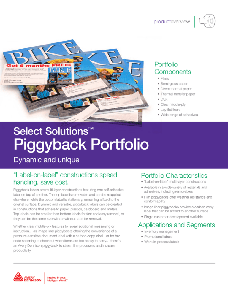 Piggyback Portfolio