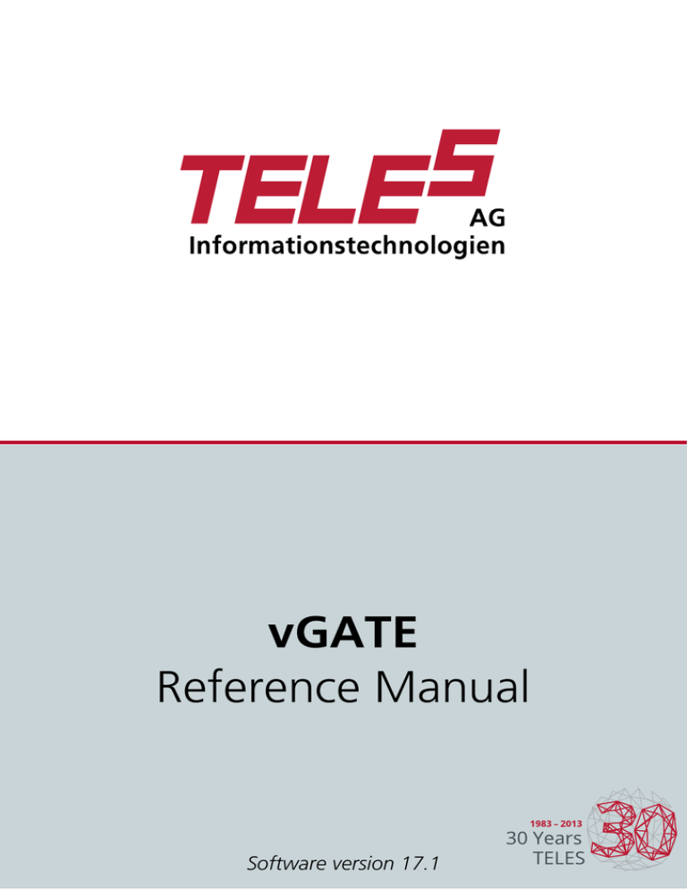 vGATE Reference Manual