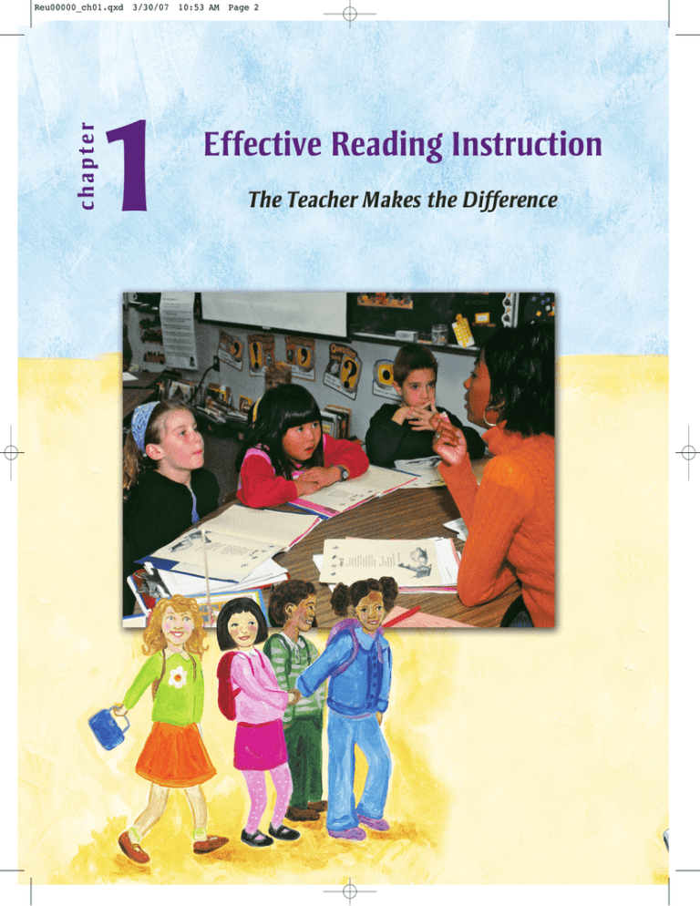 Effective Reading Instruction