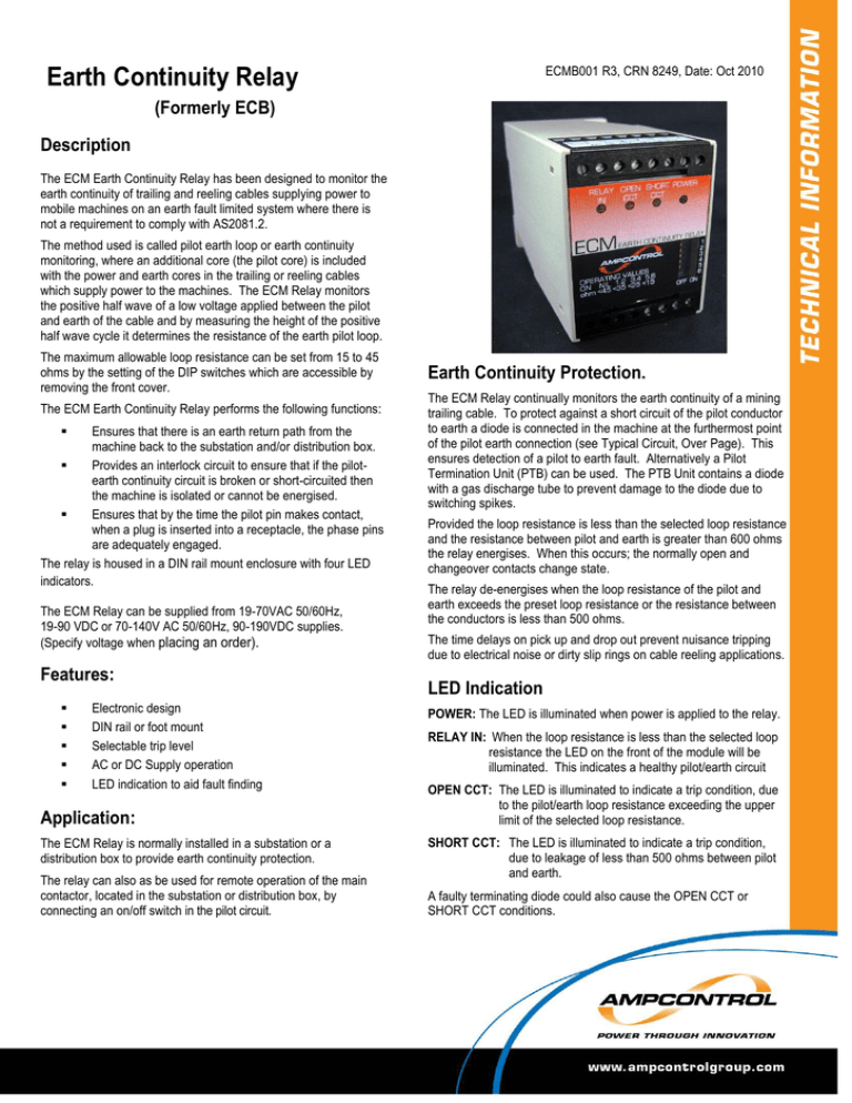 Earth Continuity Relay