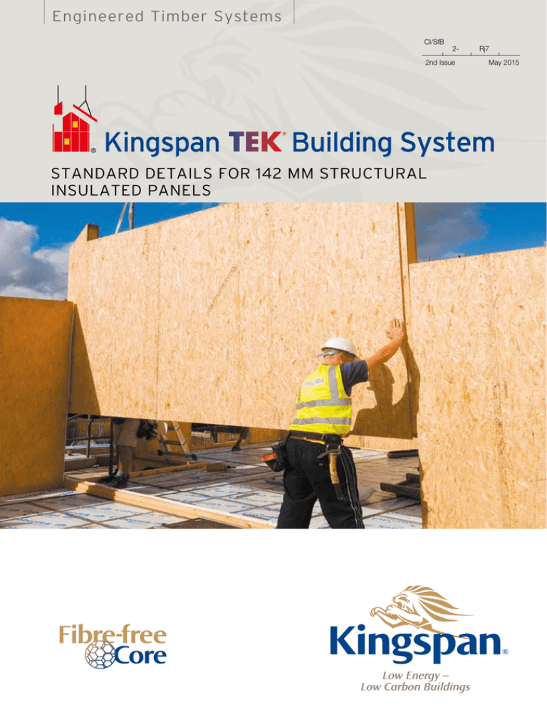 Kingspan TEK SIPs Standard Construction Details