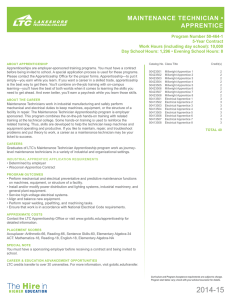 Apprentice Assessment