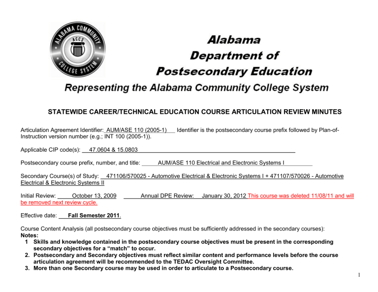 AUM-ASE 110