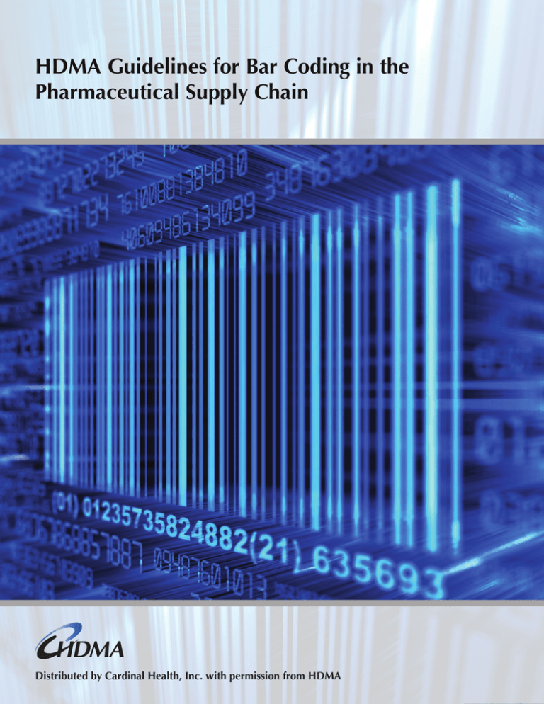 HDMA Guidelines for Bar Coding in the