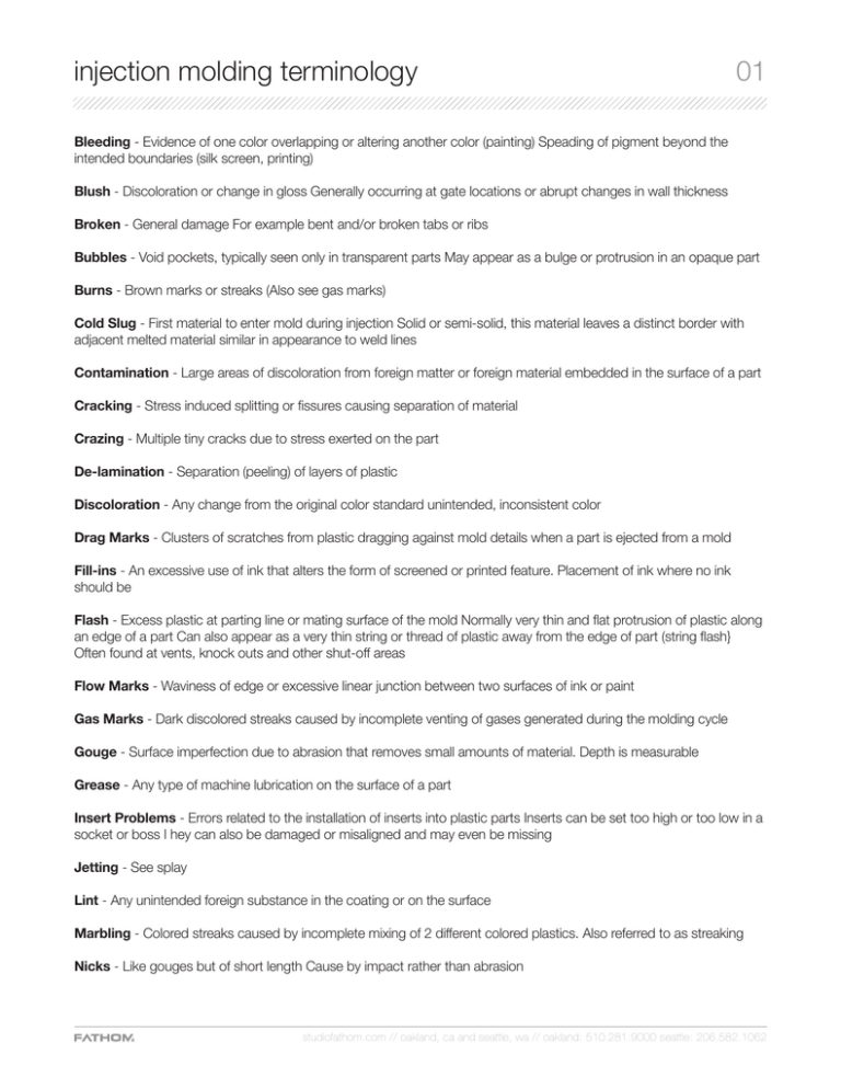 injection molding terminology 01