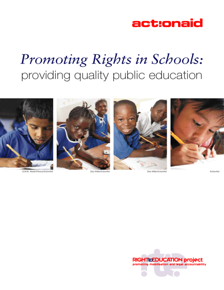 Promoting Rights in Schools