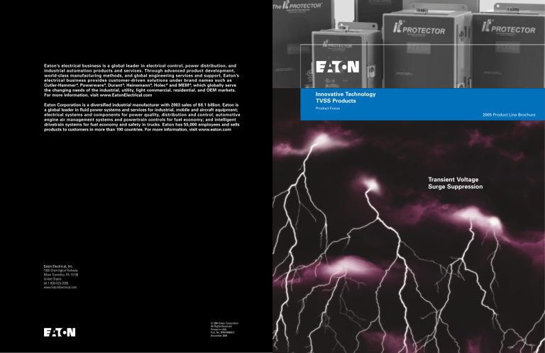 Transient Voltage Surge Suppression