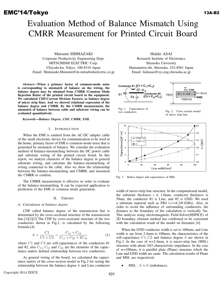 13A-B2. Evaluation Method of Balance Mismatch Using CMRR