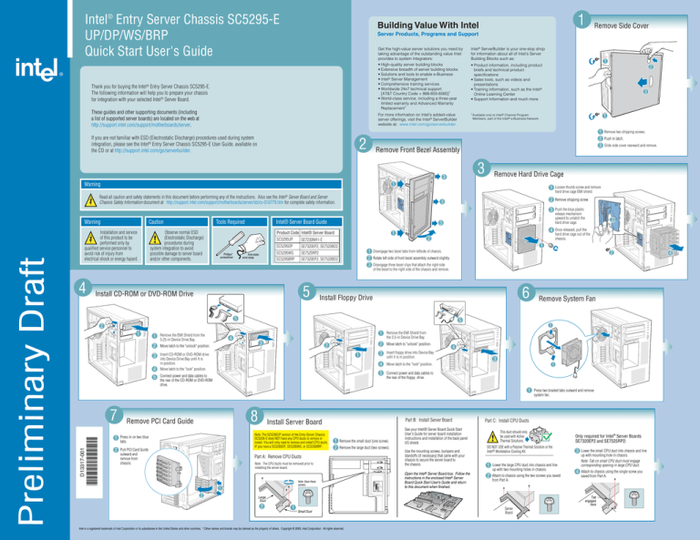 Intel Entry Server Chassis SC5295 intel-entry-server-chassis-sc5295