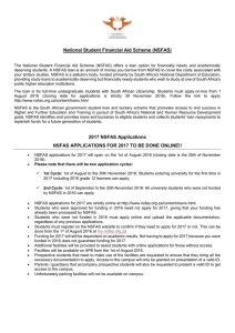National Student Financial Aid Scheme