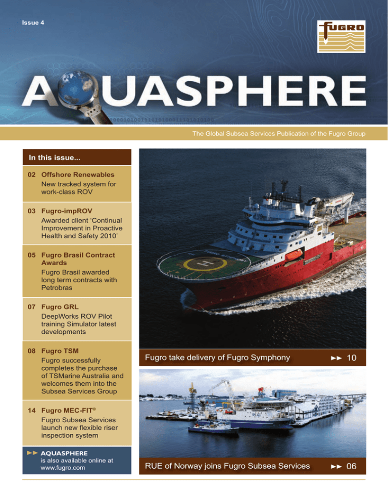 Fugro Subsea Services: Offshore Renewables & ROV Technology