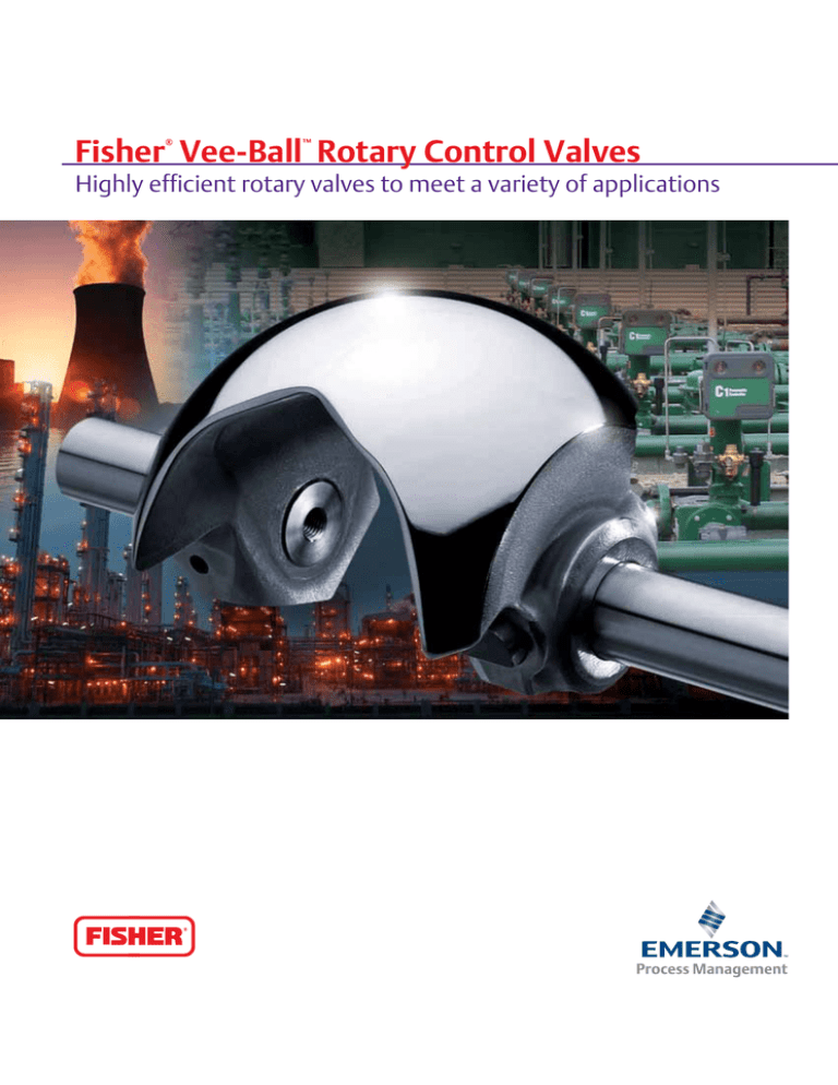 Fisher Vee-Ball Rotary Control Valves