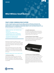 MITEL REMOTE MONITORING