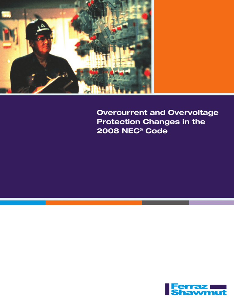 Overcurrent and Overvoltage Protection Changes