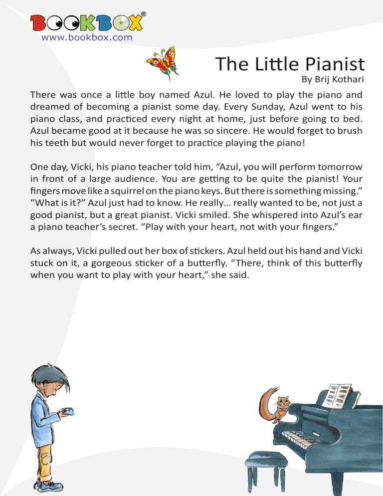 The Little Pianist: A Children's Story About Music