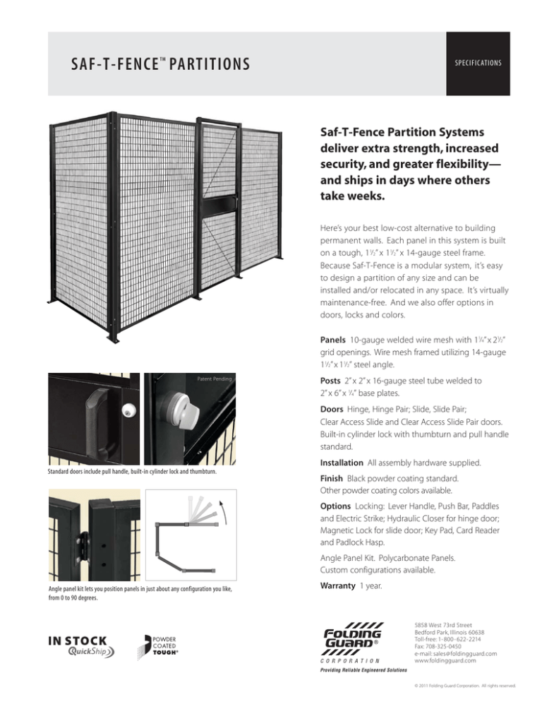SAF-T-FENCE_Specification_Sheet