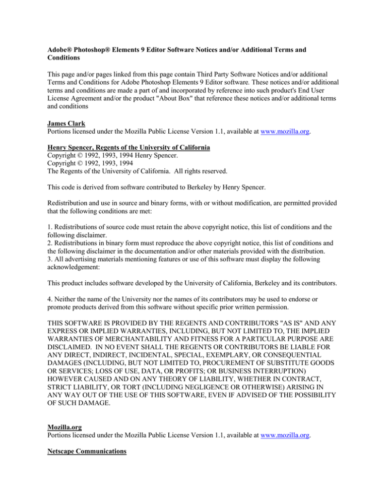 Adobe Photoshop Elements 9 Editor Software Notices And or adobe-photoshop-elements-9-editor-software-notices-and-or