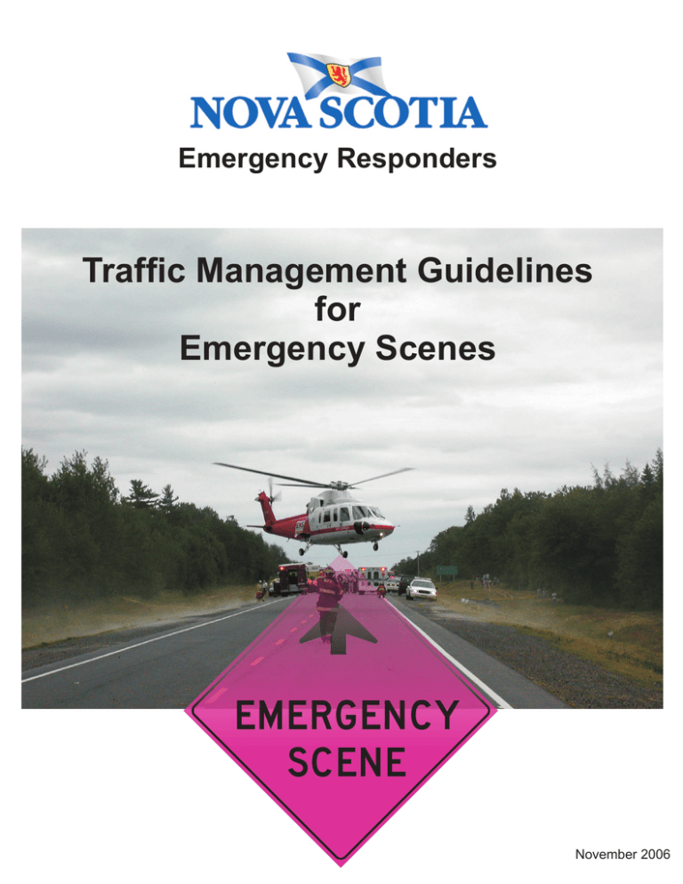 Emergency Scene Traffic Management Guidelines