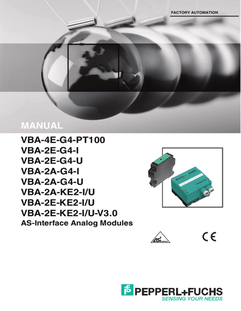 AS-i Analog Module