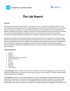 Engineering Lab Report Guide: Writing Tips & Structure